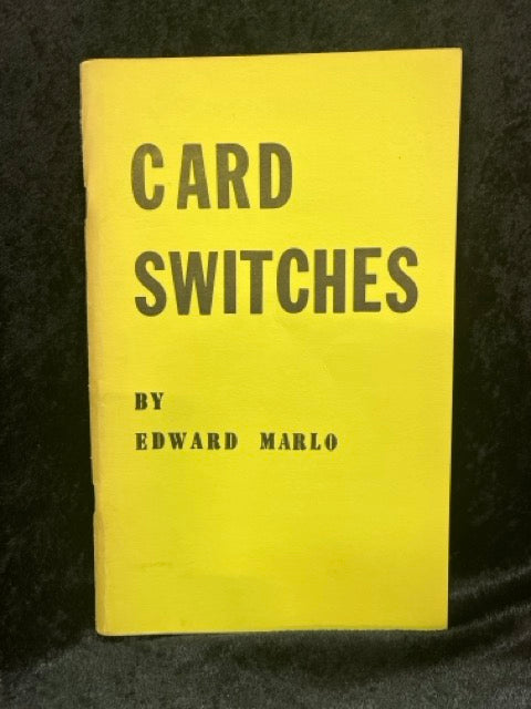 Card Switches- Edward Marlo – Don's Magic & Books