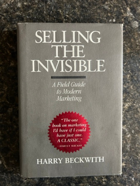 Selling The Invisible - Harry Beckwith - SIGNED – Don's Magic & Books