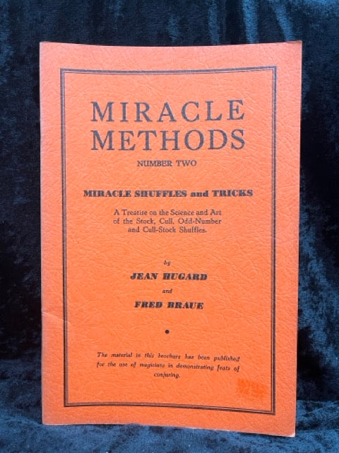 Miracle Methods #2 (Miracle Shuffles & Tricks) - Hugard & Braue – Don's ...